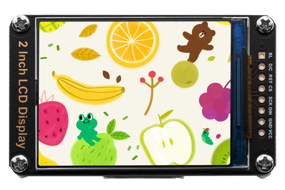 Esp32 Screen 2" SPI Module 240×320 Resolution, ST7789V Controller Lcd Display