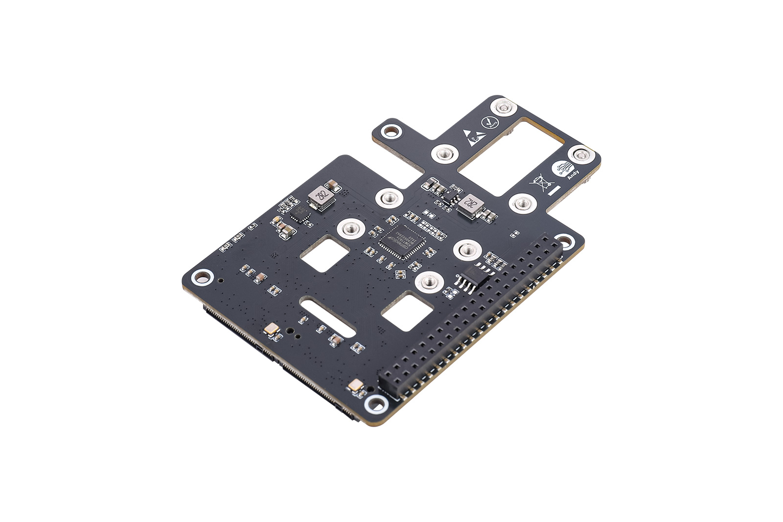 Raspberry Pi 5 PCIe to Dual M.2 Adapter Board, Compatible with ...
